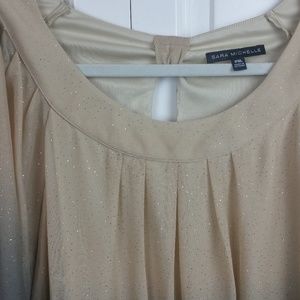 Sara Michelle | Tops | Sara Michelle Ombre Glitter Keyhole Back Top Pxl ...